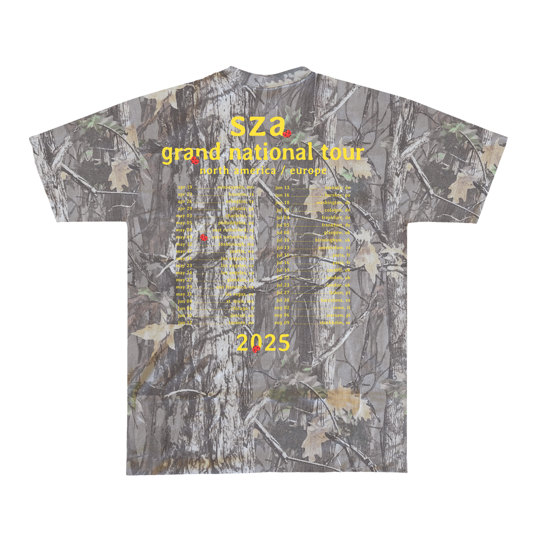 I Heart SZA Camo Tee Light Wash – SZA Official Store